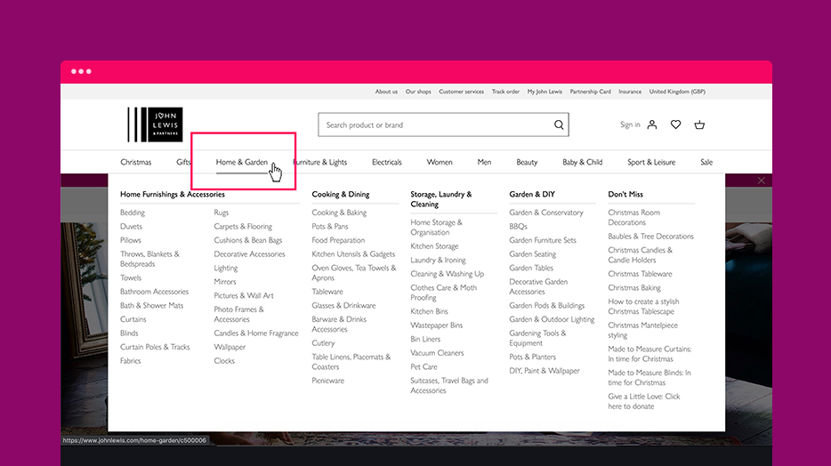 Accessible and user-friendly mega-menus | Nomensa Accessible and user-friendly mega-menus | Nomensa